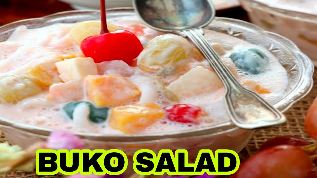 HOW TO MAKE BUKO SALAD - YouTube