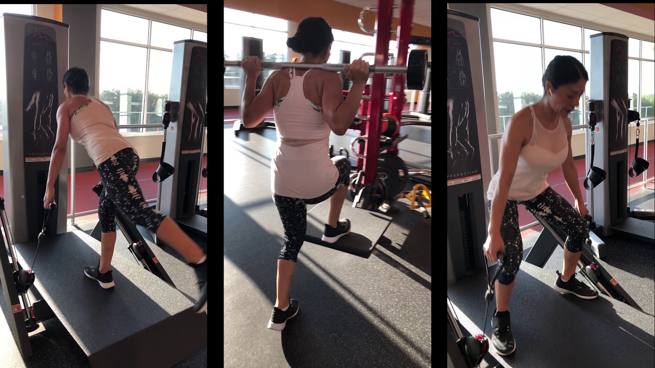 Getting in shape after 5 kids! Full Workout routine! - YouTube