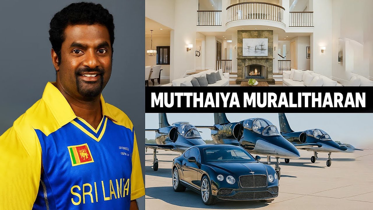 Muttiah Muralitharan Lifestyle 2025: Wife, Children, Cars Collection ...