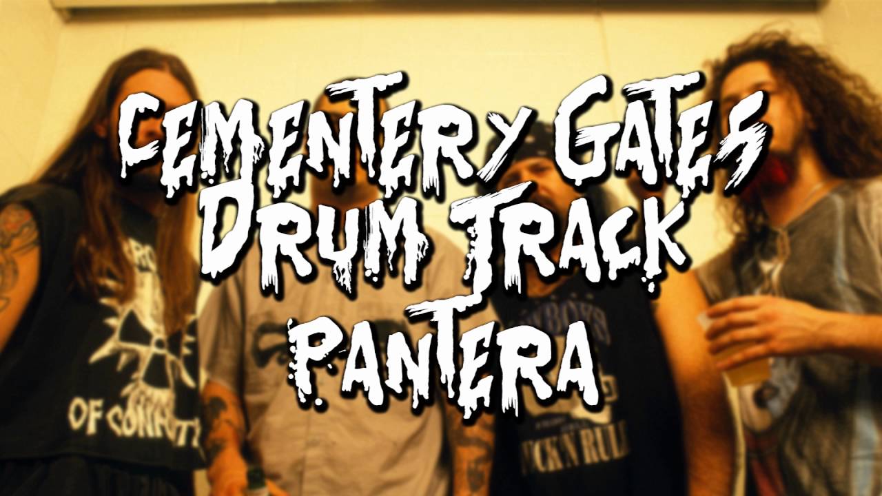 Cementery Gates - Pantera - Drum Track - Backing Track - YouTube