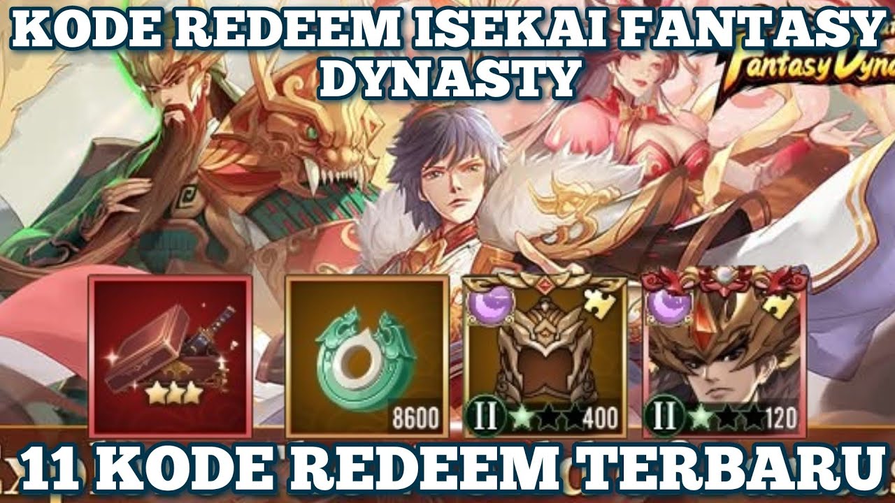 Kode Redeem Isekai Fantasy Dynasty 2025 ! Gift Code Isekai Fantasy ...