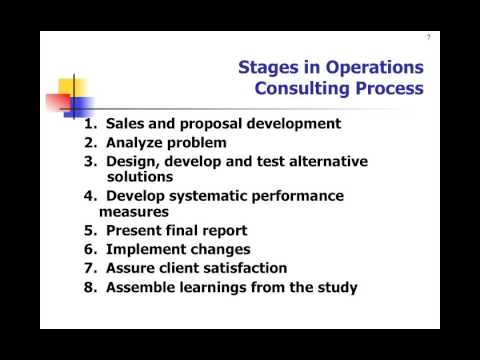 Introduction to Operations Consulting.mp4 - YouTube