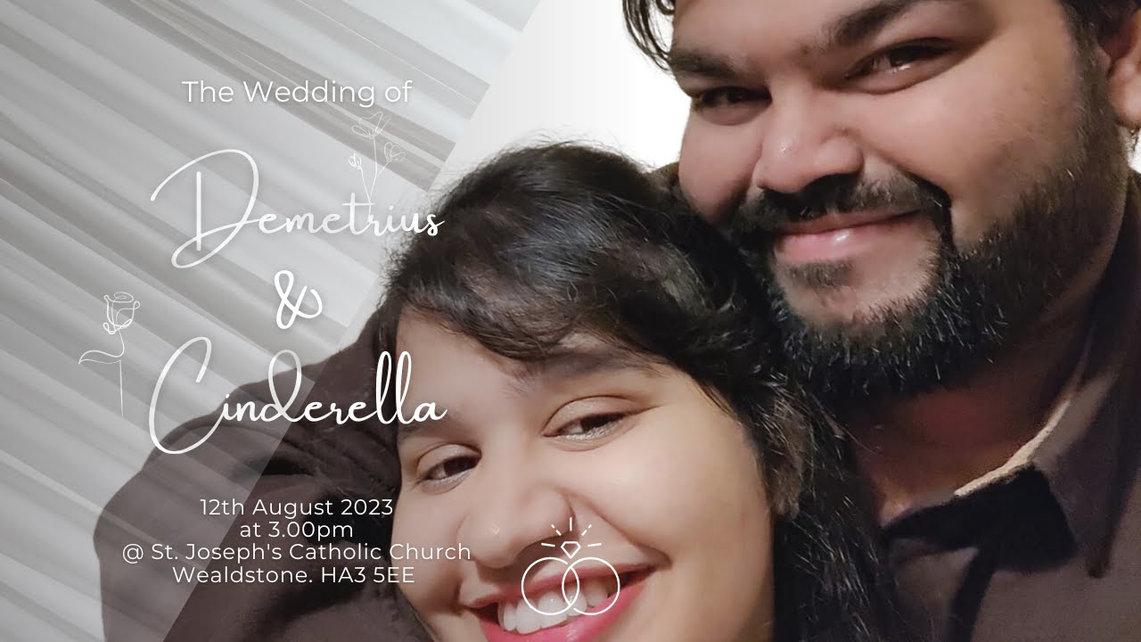 DEMETRIUS & CINDERELLA II NUPTIALS II 12/08/23 @ St. JOSEPH CATHOLIC ...