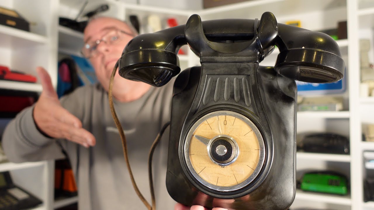 De 2737C telefoon zonder draaischijf of slinger.... - YouTube