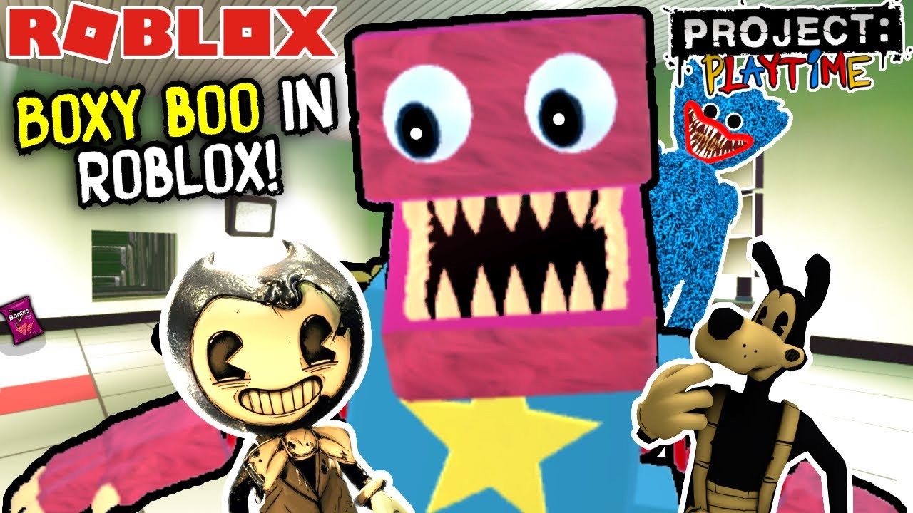 BENDY vs BOXY BOO in ROBLOX! (Project: Playtime Roblox) - YouTube