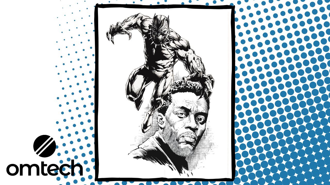 Black Panther /Chadwick Boseman Engraving - YouTube