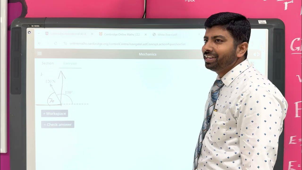 Resolving Forces in Equilibrium Problems | Exercise 3A Solutions ...