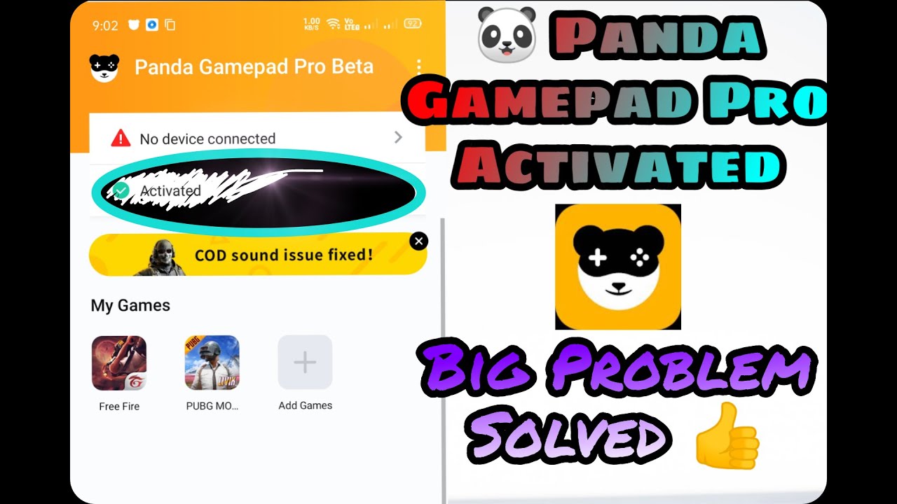 How To Activate Panda Gamepad Pro || Mousepad Pro || 💯% Proof - YouTube