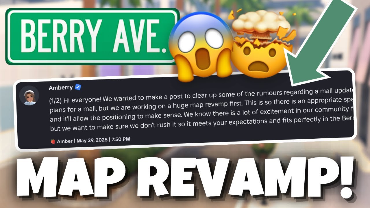 THE BERRY AVENUE MAP REVAMP UPDATE… - YouTube