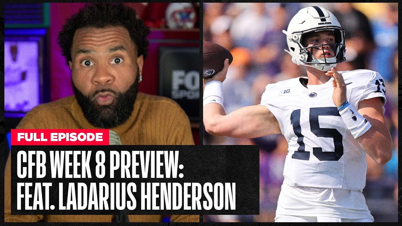 RJ Young previews a MASSIVE weekend of CFB and interviews Michigan’s LaDarius Henderson - YouTube