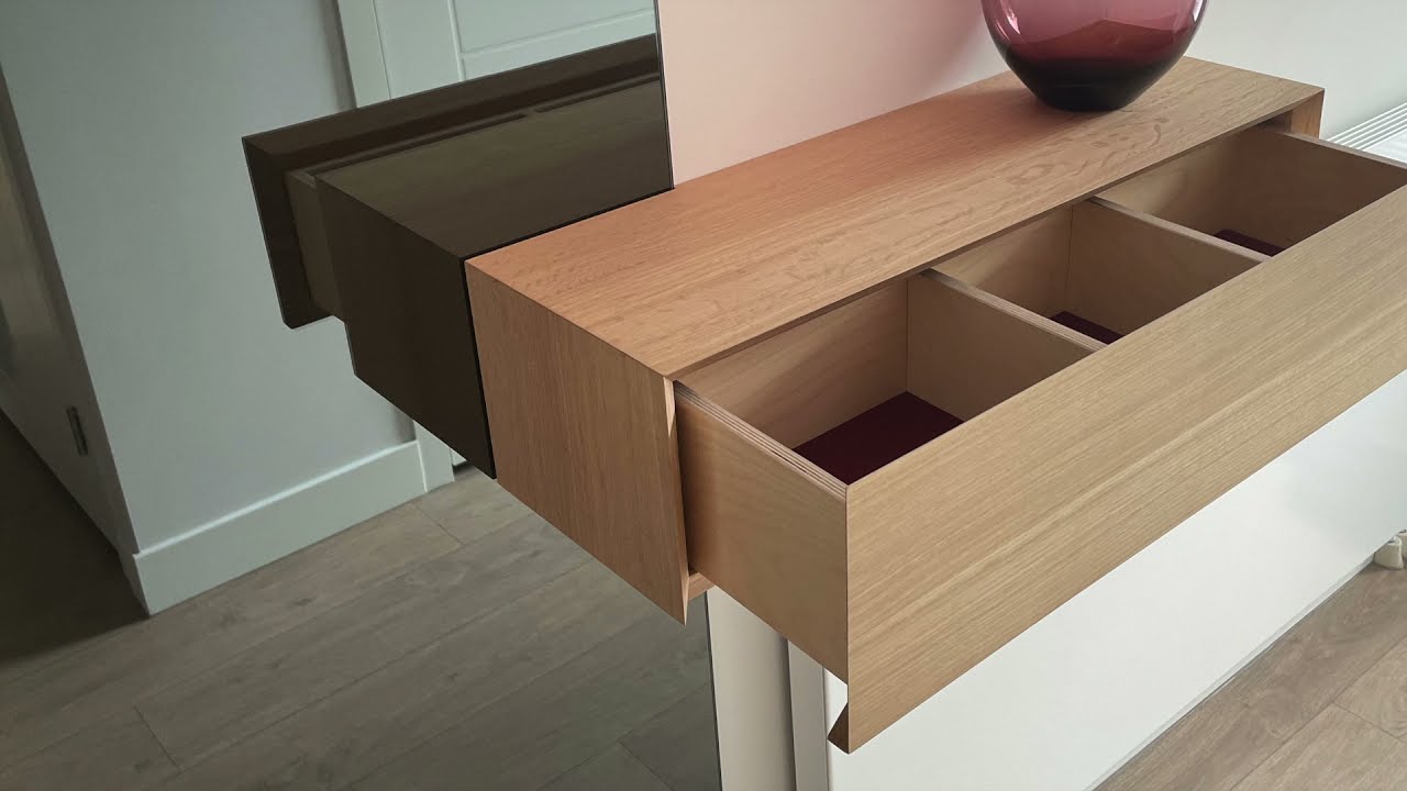 Eiken kast dubbel verstek - YouTube