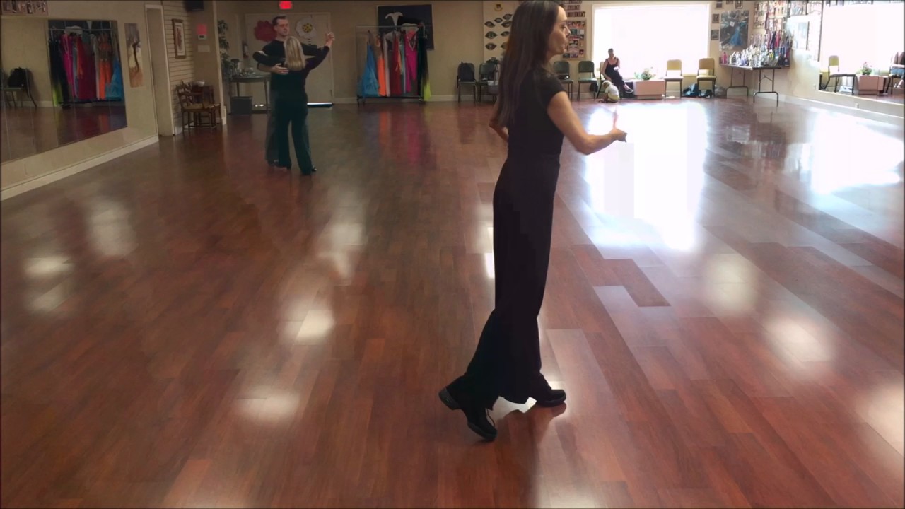 Foxtrot, Waltz, Quickstep, the heel pull, basic element in ballroom, Dance Lesson Review - YouTube
