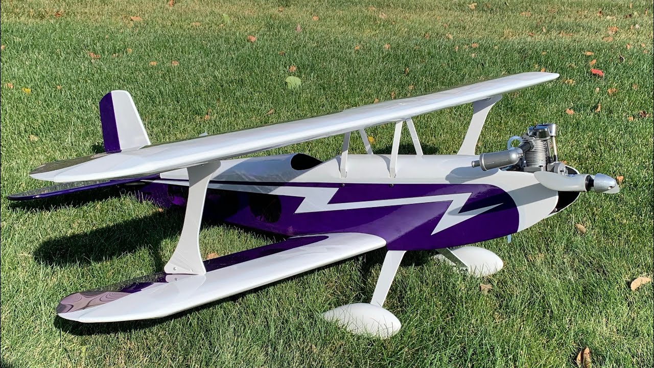 Sig hog bipe maiden flight - YouTube