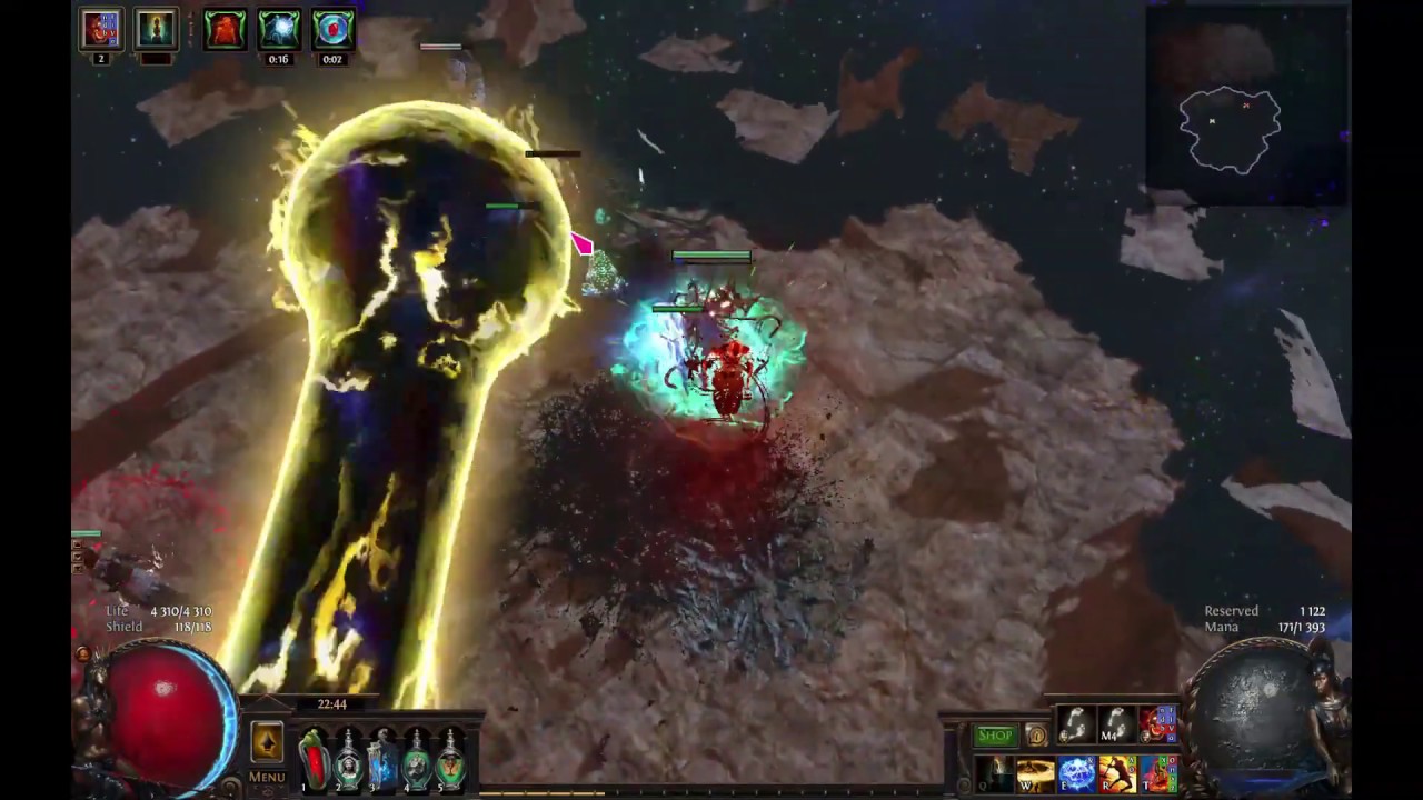 Shaper // lvl 81 - Summon Raging Spirits Minion Instability Tavukai ...