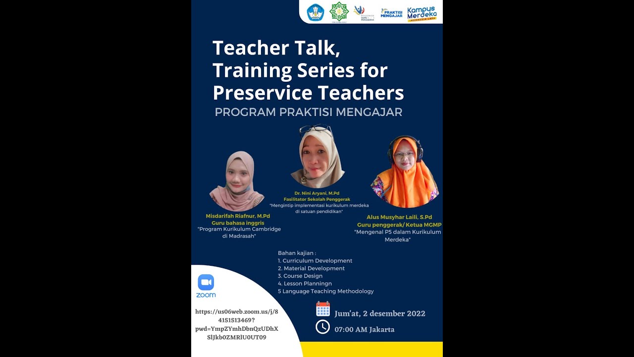 Teacher Talk, Training Series for Pre-Service Teachers - YouTube