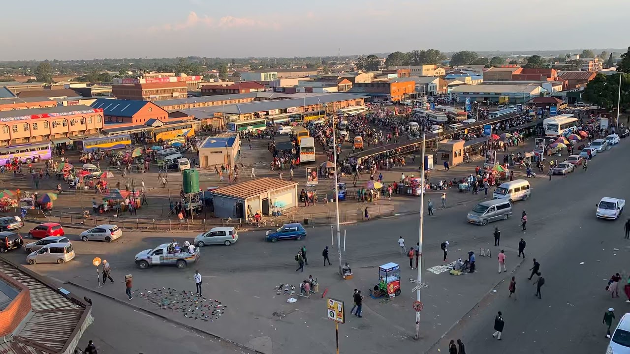Harare ,Zimbabwe Market Square Bus Terminus - YouTube