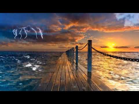 Yağmur, gök gürültüsü sesi ve videosu (Rain, thunder sound and video) doğa sesleri Full HD