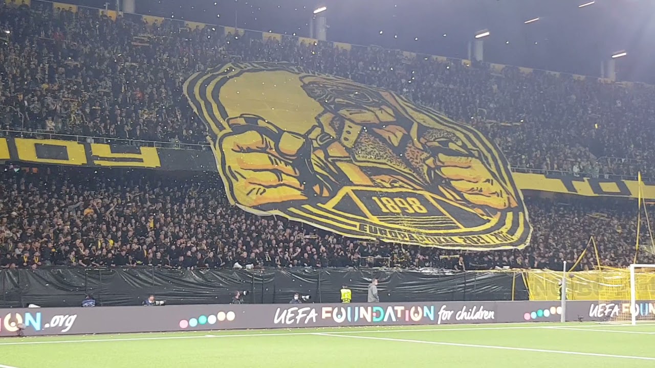 YB-Fans mit unglaublicher Choreographie gegen Villarreal! 20. Oktober ...