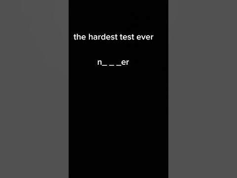 the hardest test ever - YouTube