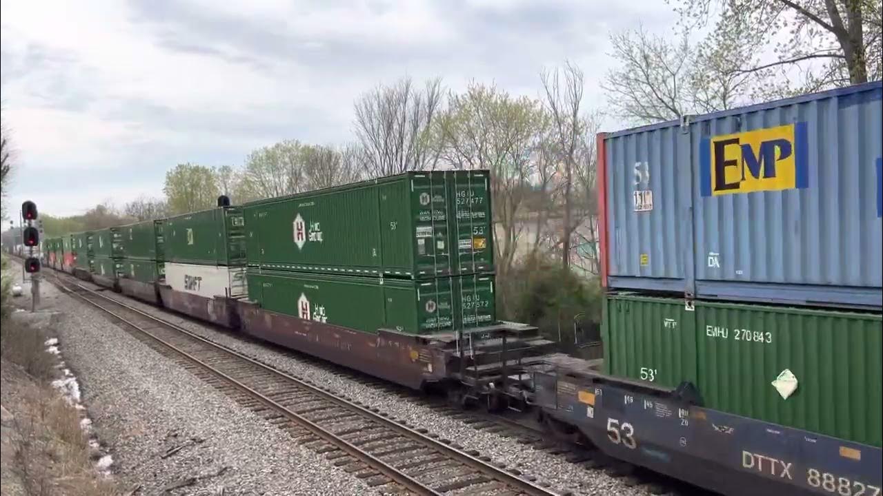 NS 28R (Intermodal) With UP Help at Lee NC - YouTube
