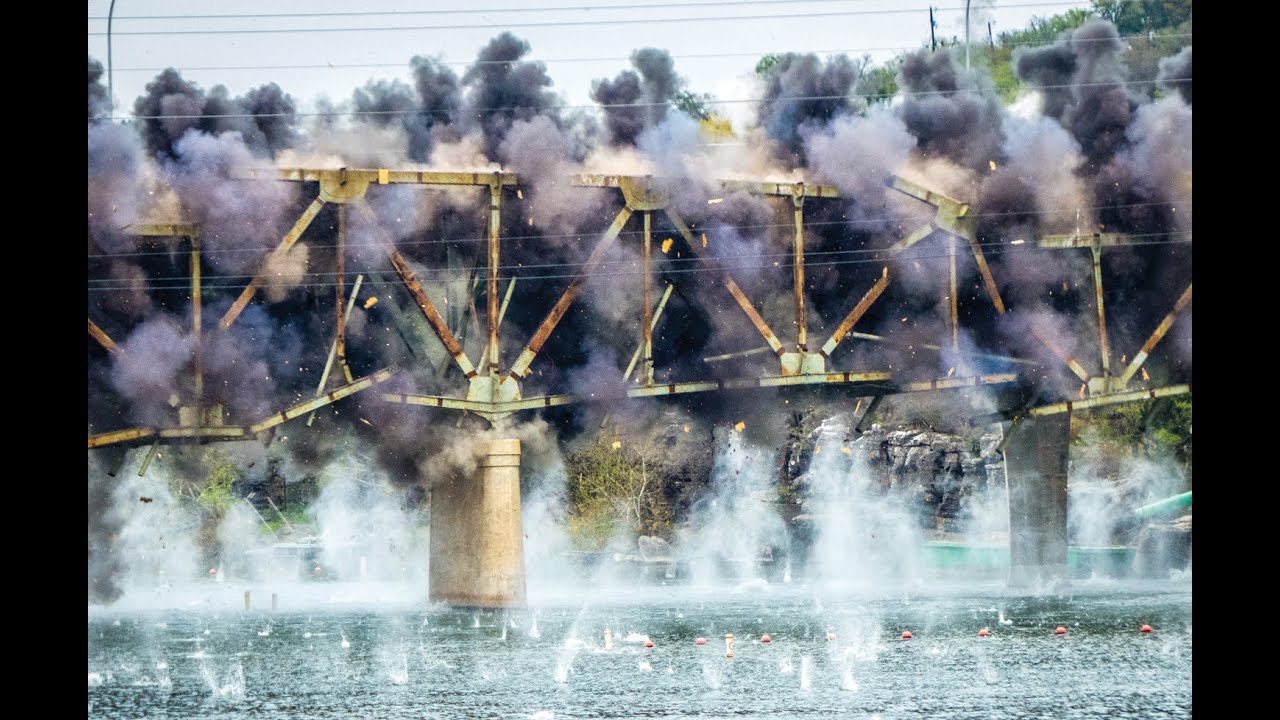 Historic Marble Falls bridge implosion not without problems ...