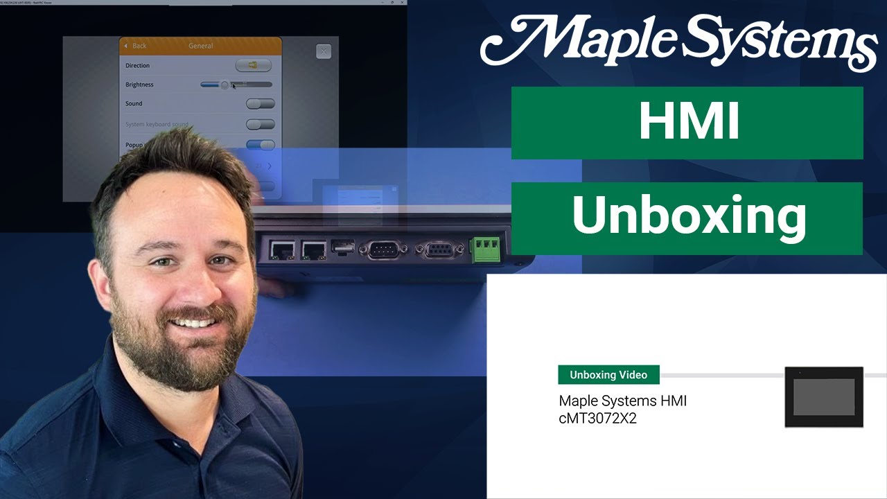 Unboxing a Maple Systems HMI - cMT3072X2 - YouTube