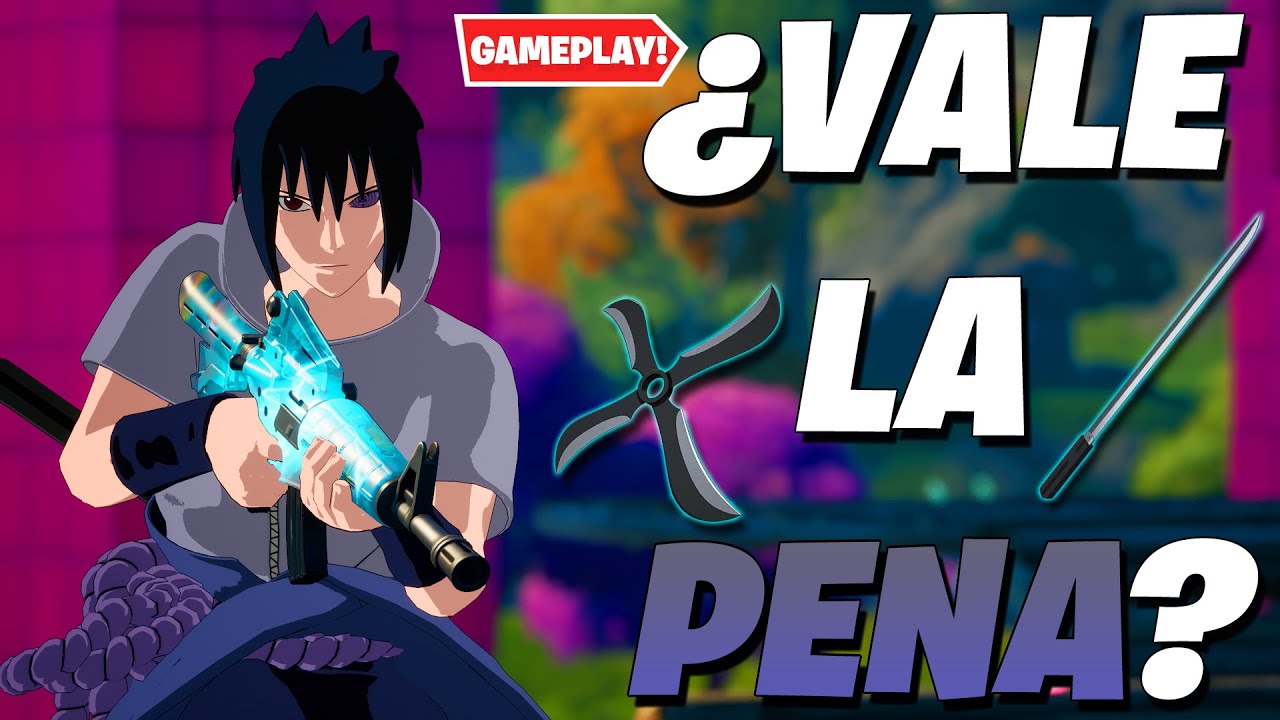 ¿VALE LA PENA COMPRAR LA SKIN DE SASUKE UCHIHA | Fortnite: Battle ...