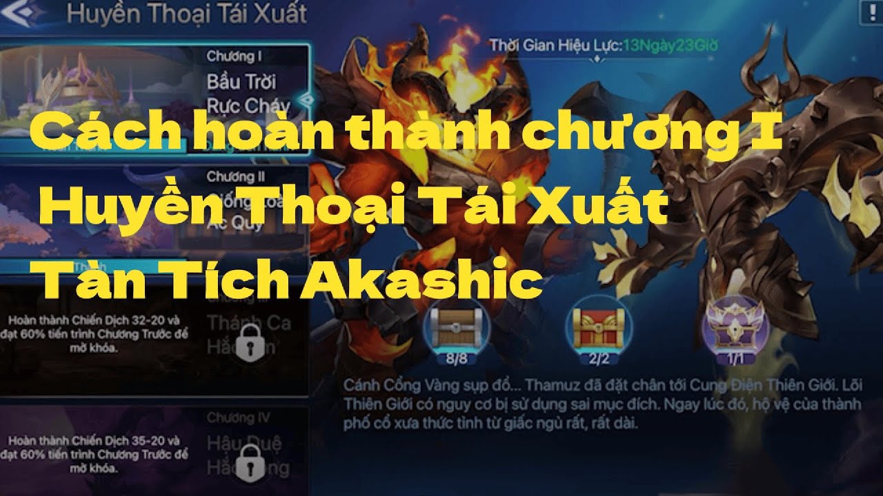 Cách Hoàn Thành Chương I Huyền Thoại Tái Xuất: Tàn Tích Akashic Trong ...