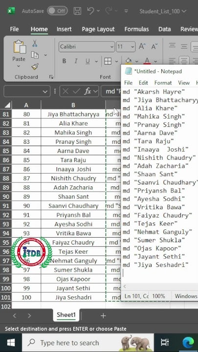 Create 100 Folders in 10 Seconds Using Excel! | Tech Shortcut Hack #CMDFolderHack #ExcelTips ...