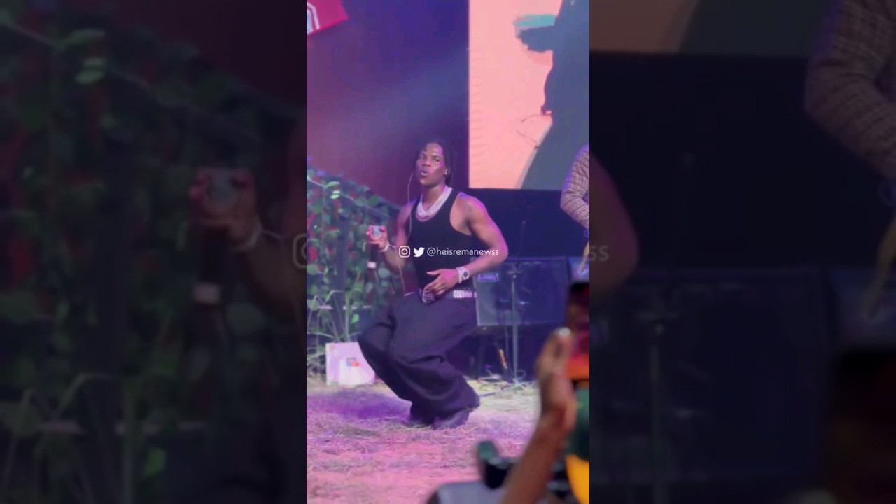 Rema Perfoming " Charm " Off " Rave & Roses Ultra " At Lagos Lagos ...