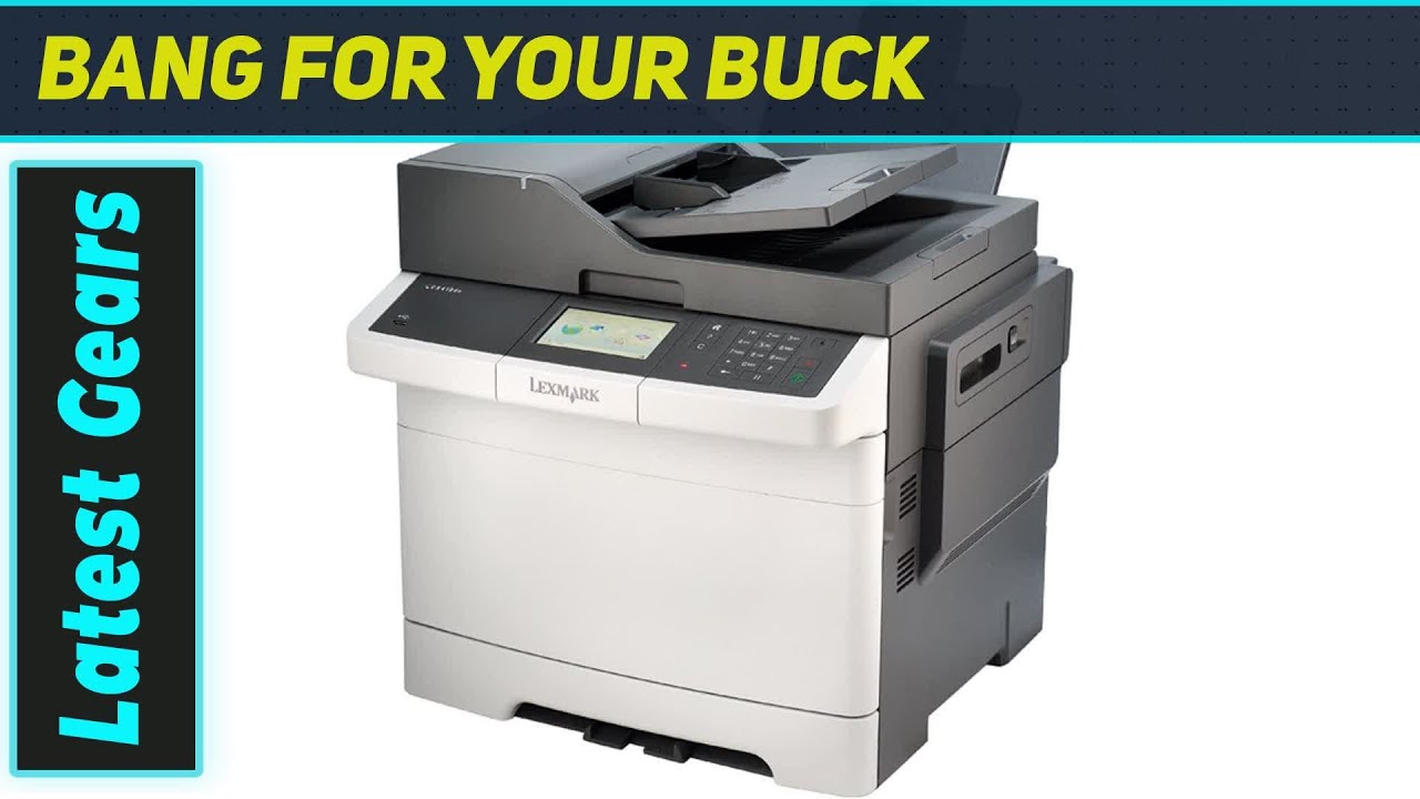 Lexmark CX410de: The Smartest All-in-One Color Laser Printer? - YouTube