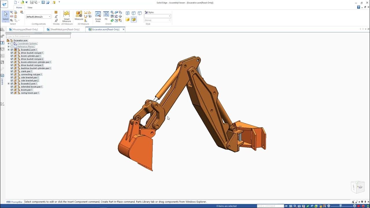 Solid Edge 2D Drafting Demo Video Viewing 3D files - YouTube