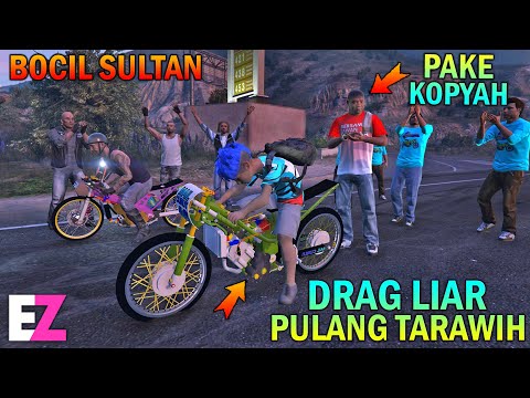 BOCAH SD PULANG TARAWIH BALAP LIAR - GTA 5 SULTAN BOCIL