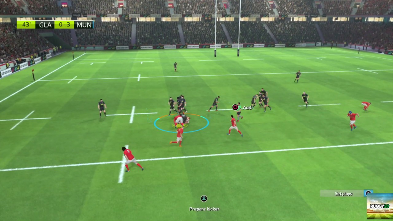 Rugby 20 (PS4) Pro 14 Season Munster Rugby Vs Glasgow Warriors - YouTube