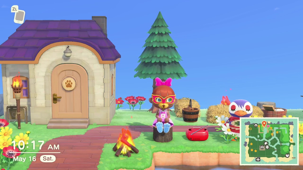 Animal Crossing, Flo Signing Moment, - YouTube