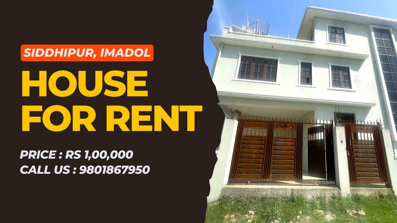 2 5 Storey Brand New House Rent in Siddhipur, Imadol, Lalitpur - YouTube