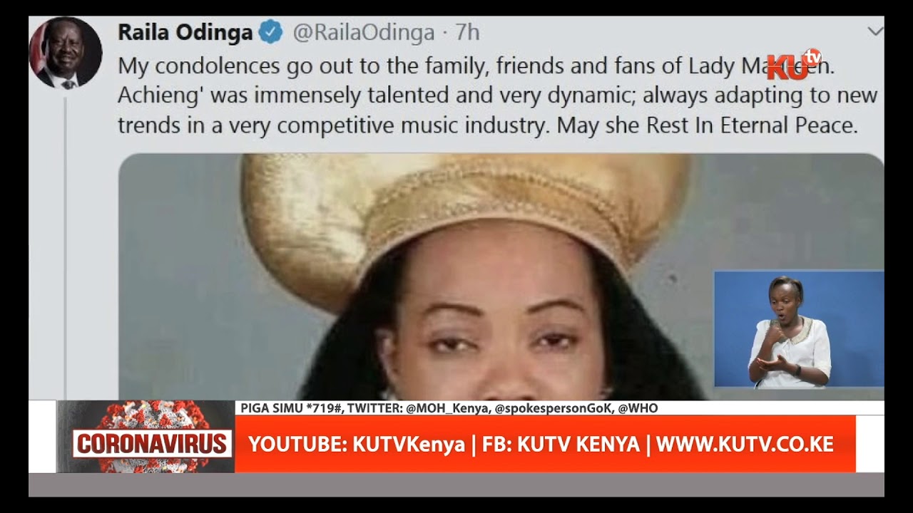 Ohangla musician Lady Maureen dies in Migori - YouTube