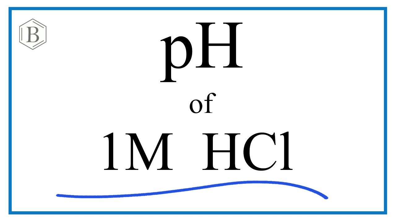 Find the pH of a 1M HCl (Hydrochloric acid) Solution - YouTube