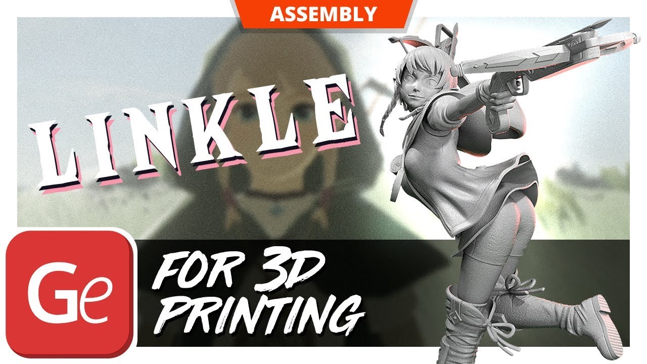 Linkle 3D Printing Figurine | Assembly by Gambody - YouTube