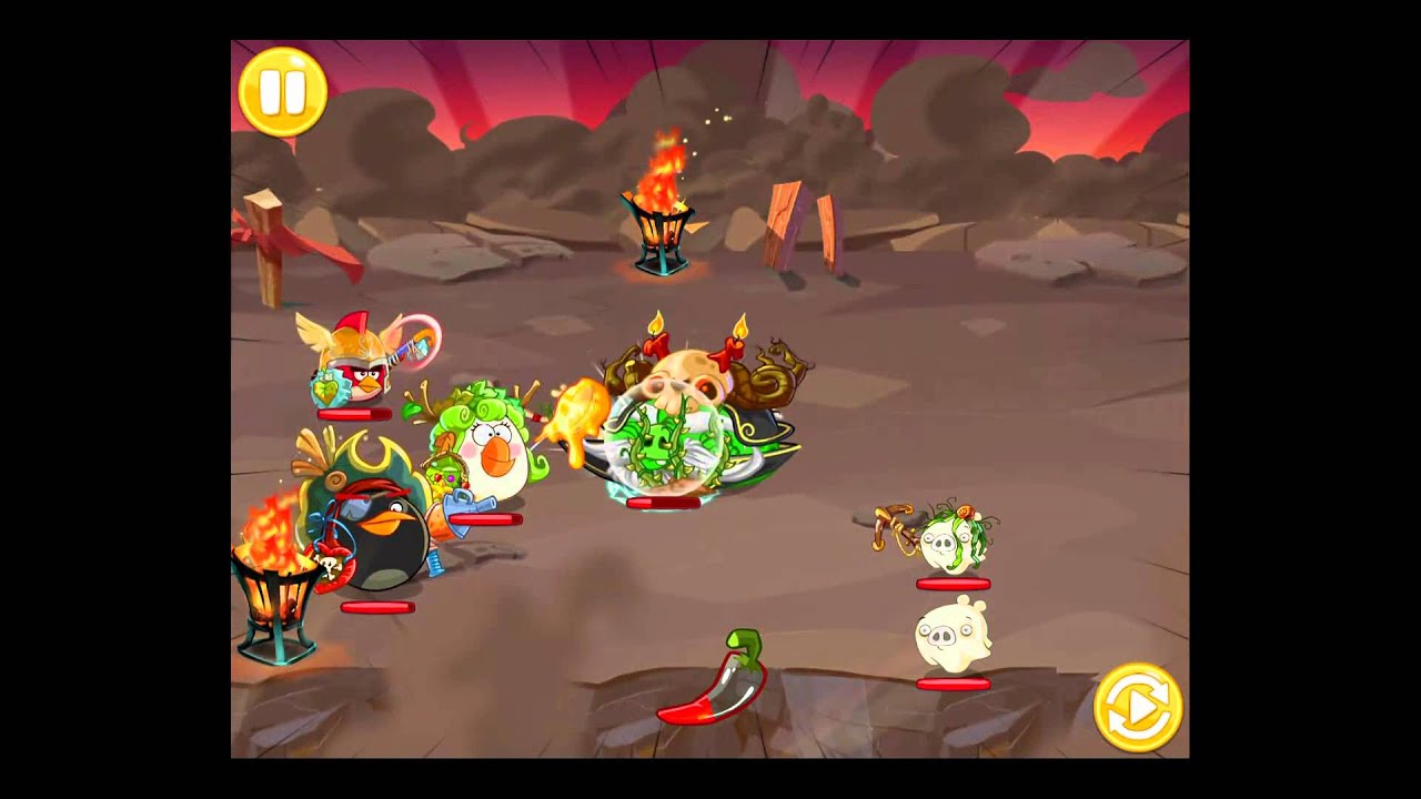 Angry Birds Epic - Magic Shield Level 5 Walkthrough - YouTube