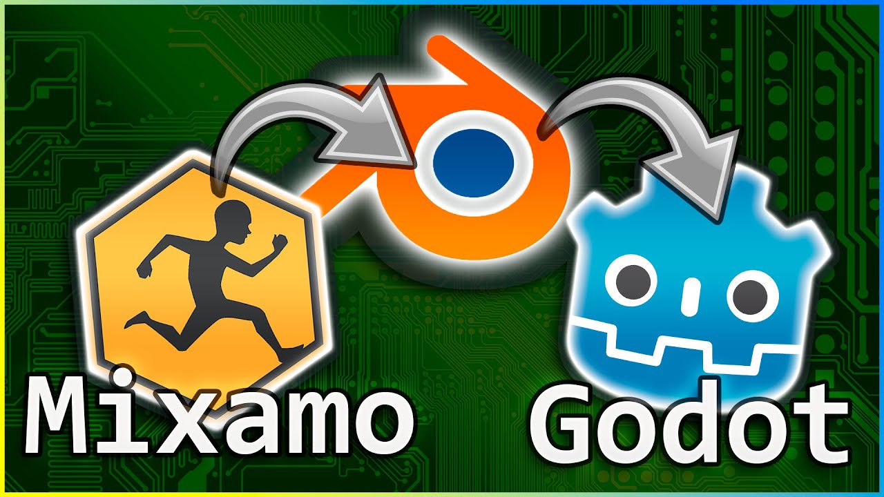 How to import Mixamo models to Godot (Blender Add-On) - YouTube