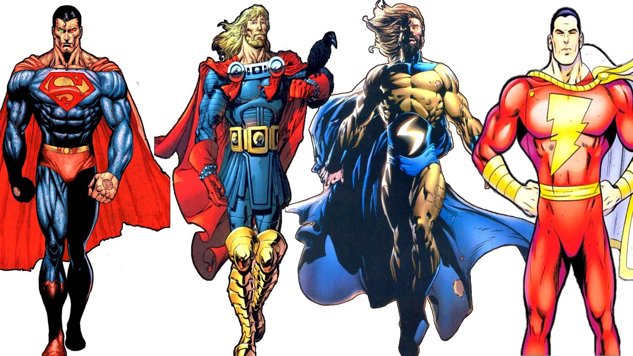 cosmic armour superman VS Rune king thor VS All new sentry VS God of ...
