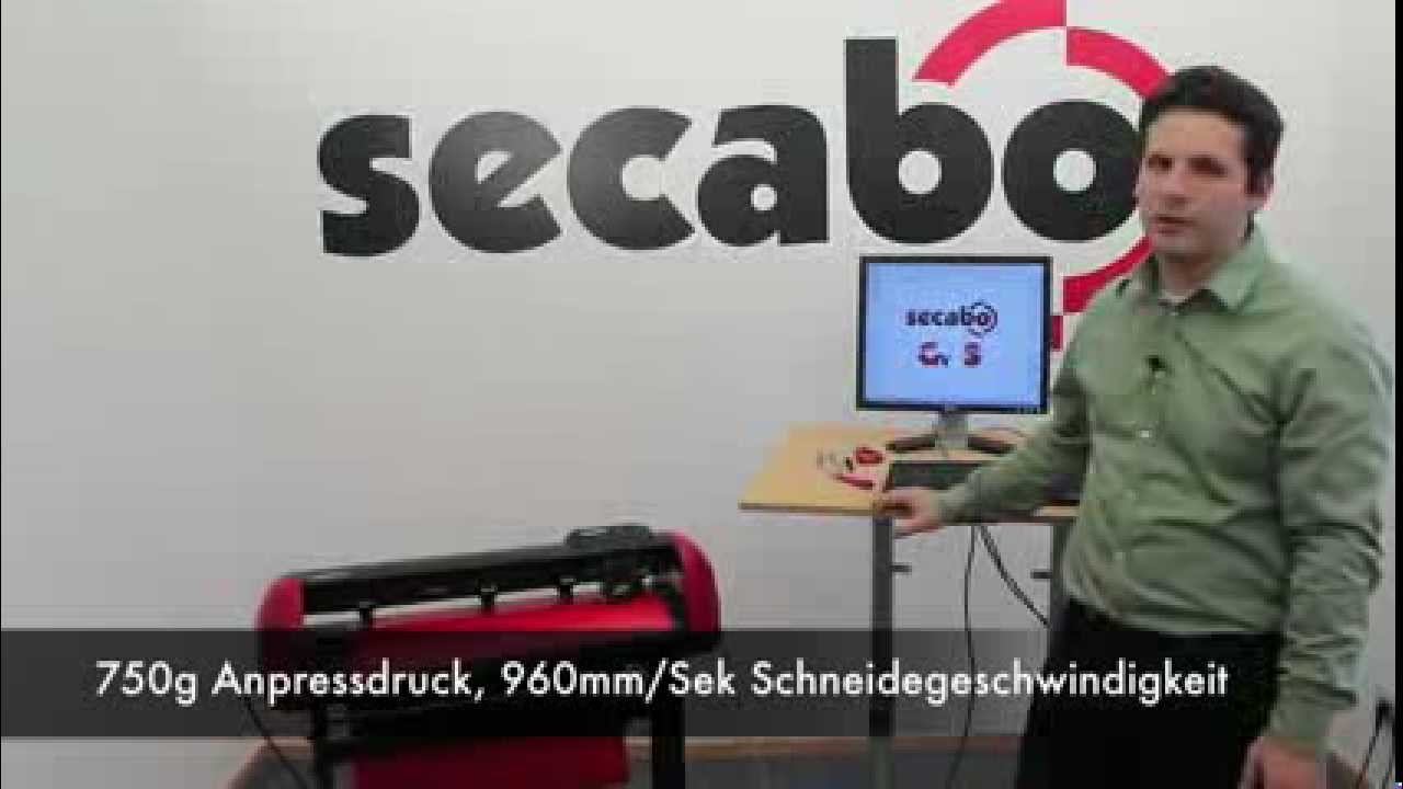 Secabo S60 Schneideplotter mit Servomotoren - YouTube