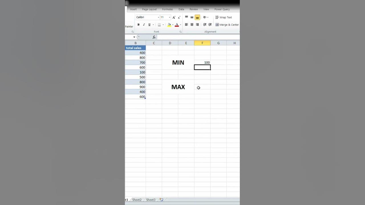 Mastering Excel's MIN and MAX functions! #ExcelTips #DataAnalysis - YouTube