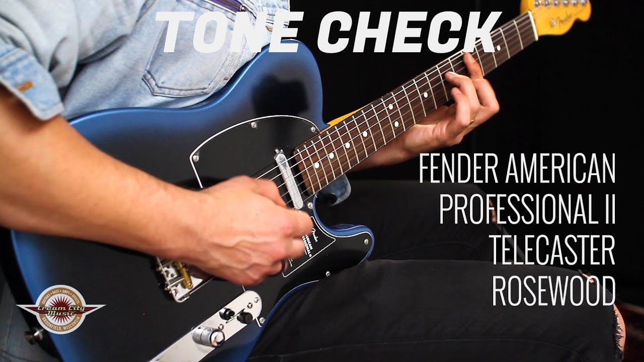 TONE CHECK: Fender American Professional II Telecaster Demo | No ...