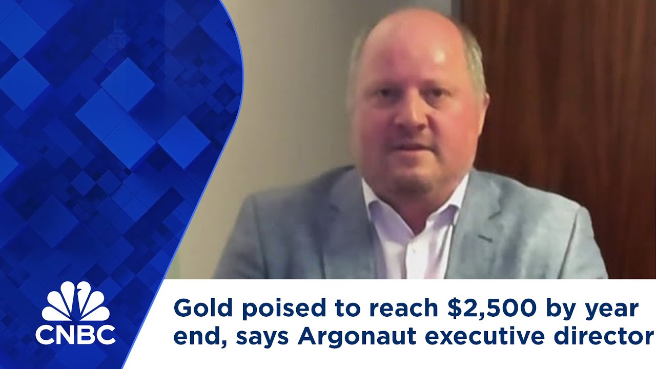 Gold is poised to reach $2,500 by year end, says Argonaut executive ...