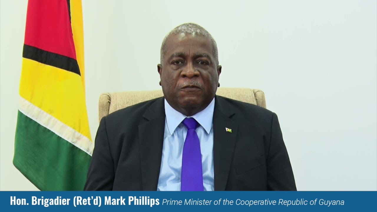 Honourable Brigadier (r’td) Mark Phillips, Prime Minister of the Co ...