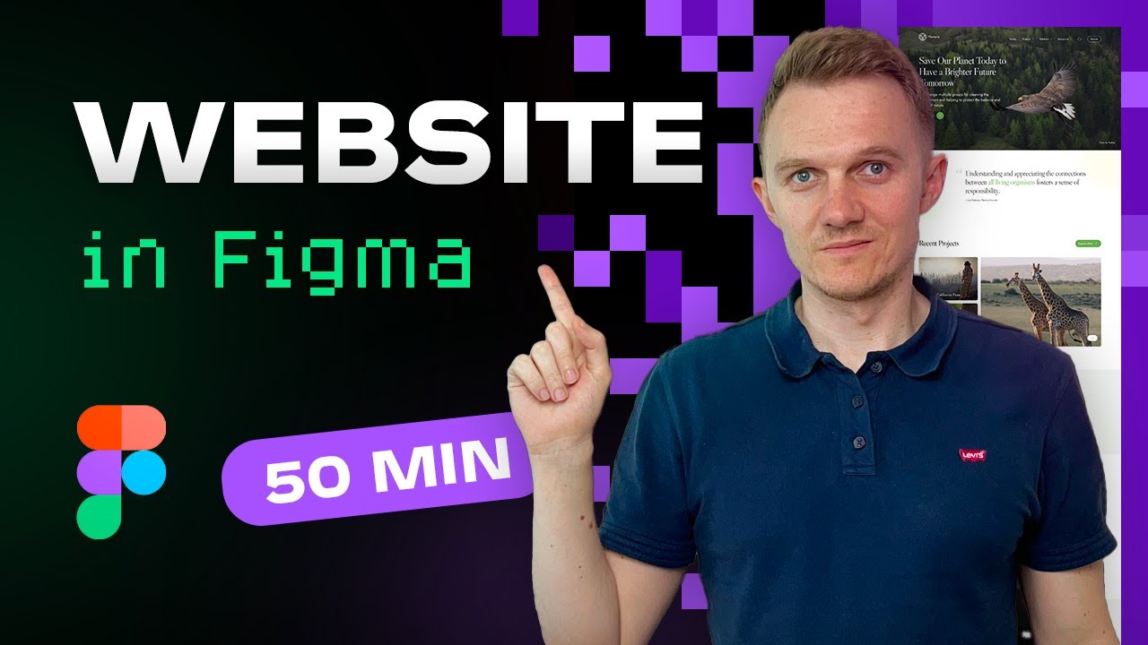 Figma Landing Page Design Tutorial - YouTube