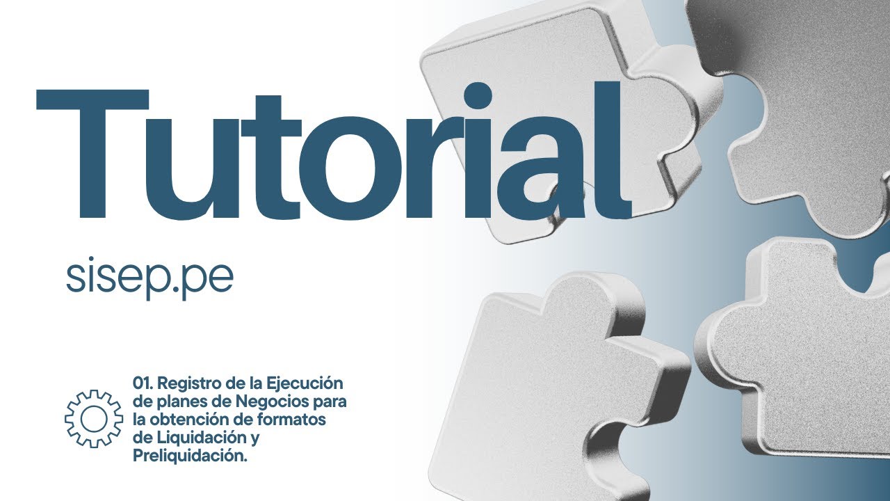 Tutorial Registro de ejecución de PN en SISEP, generar formatos de ...