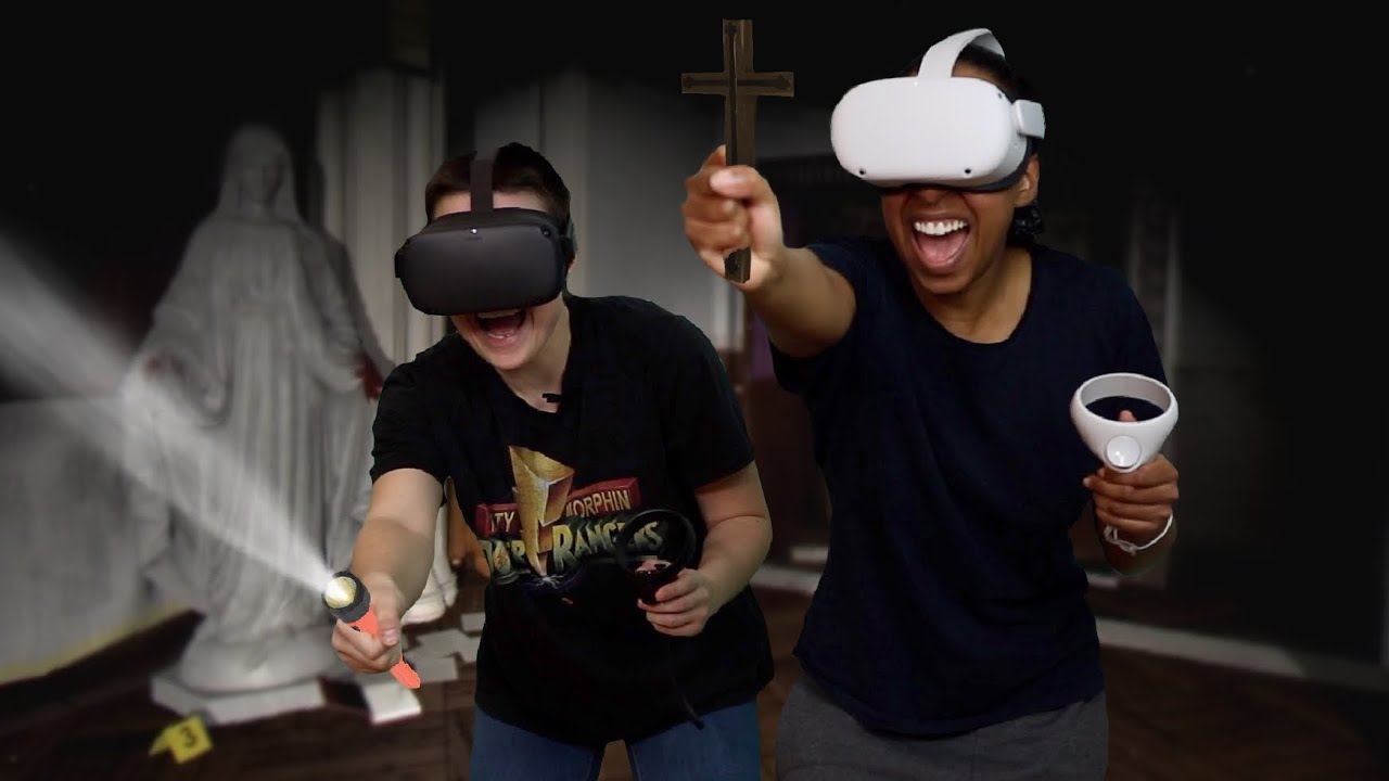 Playing the scariest Oculus VR game... (The Exorcist: Legion VR) - YouTube